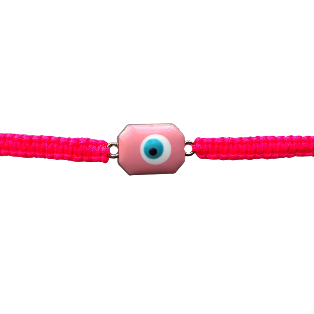 Bracelet With Rectangle Evil Eye – Oh My Greekness